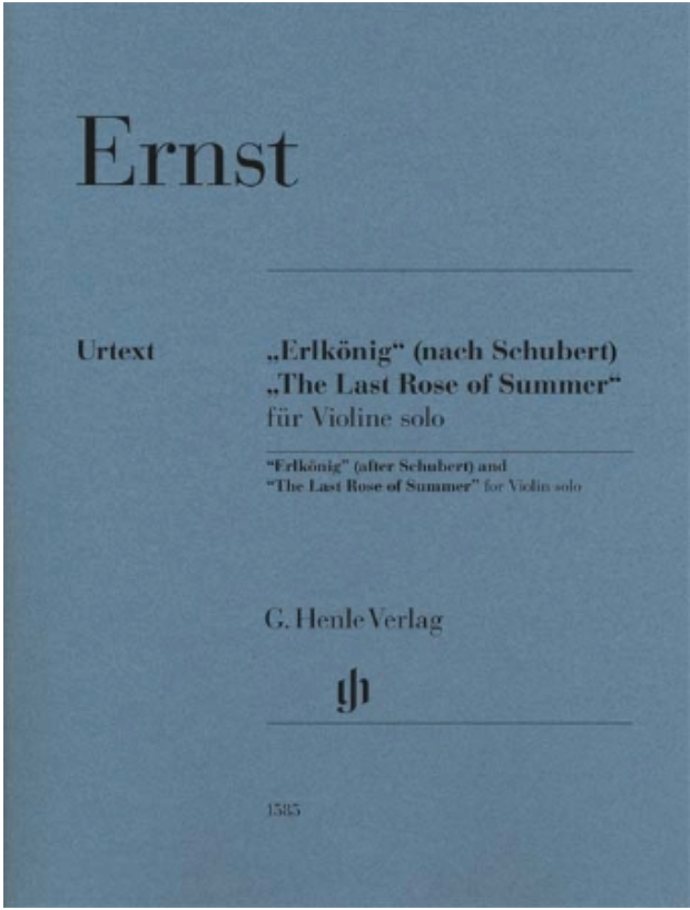 Ernst (Turban): “Erlkönig” (After Schubert) and “The Last Rose of ...